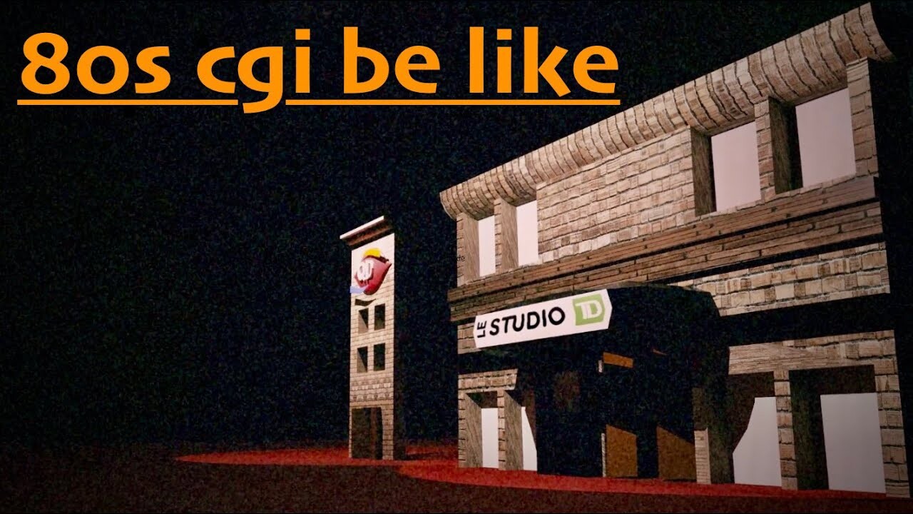 ArtStation - 80s CGI be like