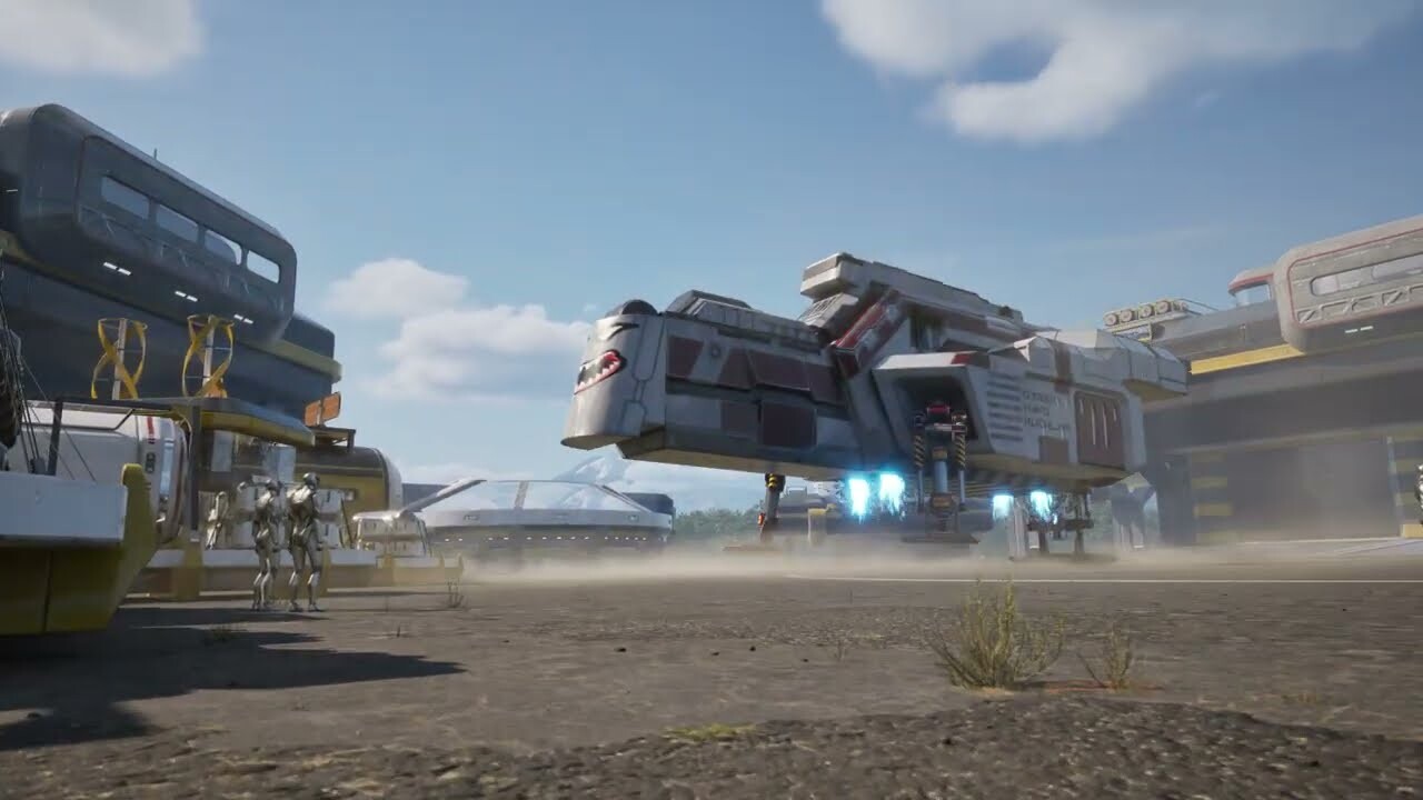 ArtStation - Sci-Fi Cargo Ship