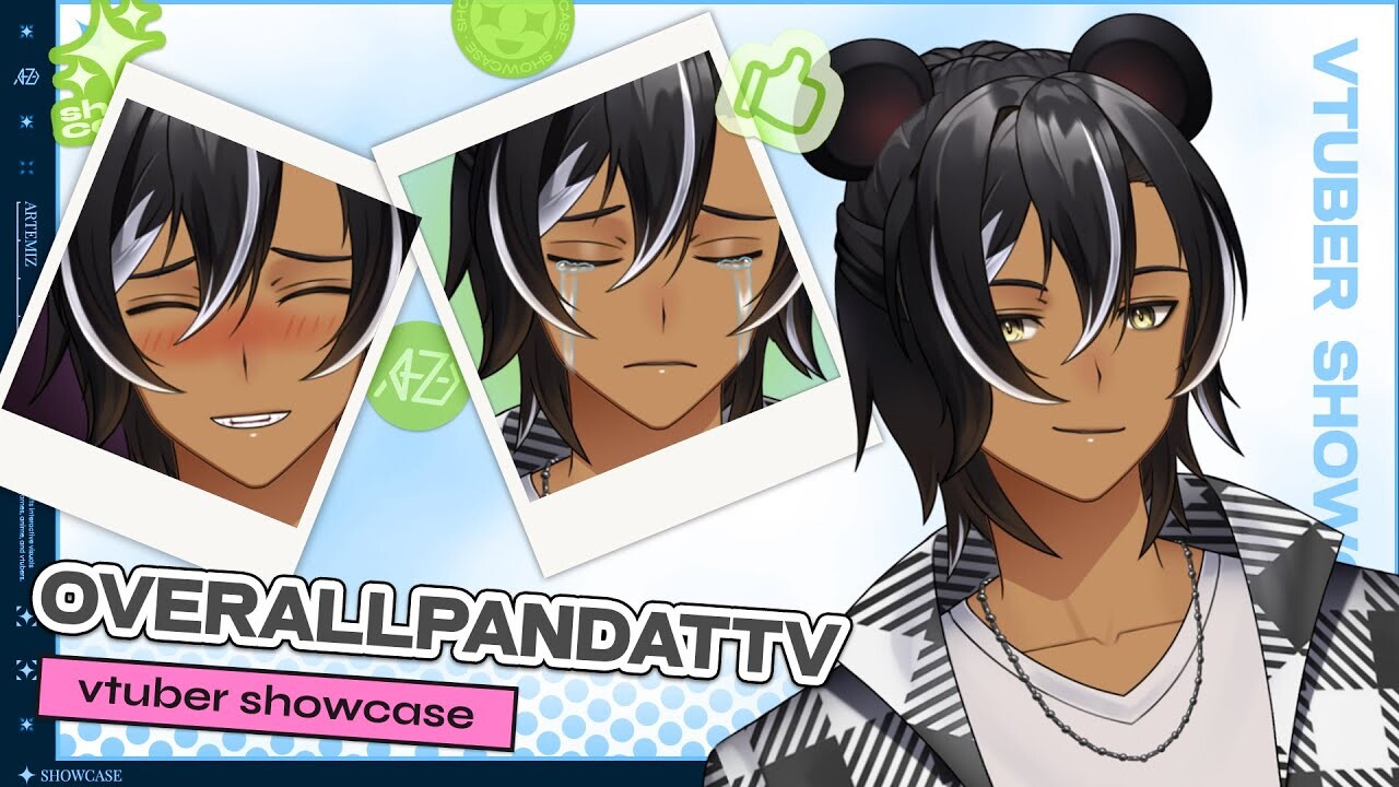 ArtStation - Overall Panda Live2D VTuber Showcase