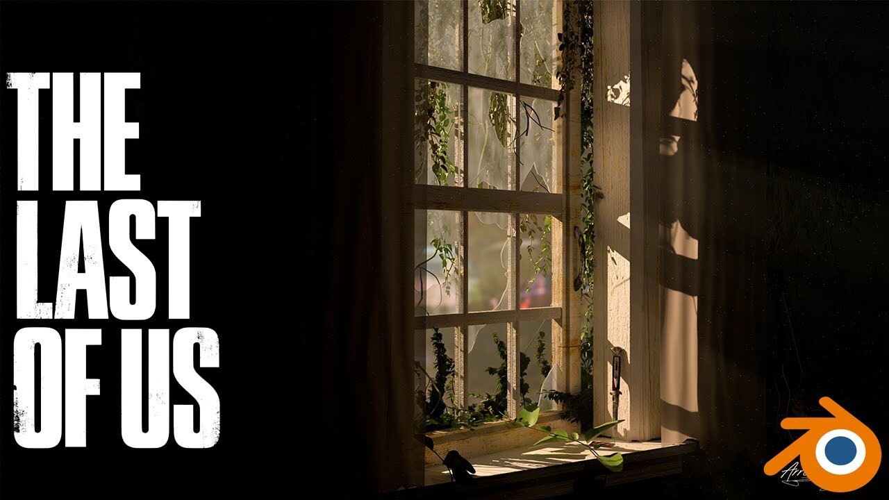 ArtStation - [TIMELAPSE] The Last of Us Window in Blender