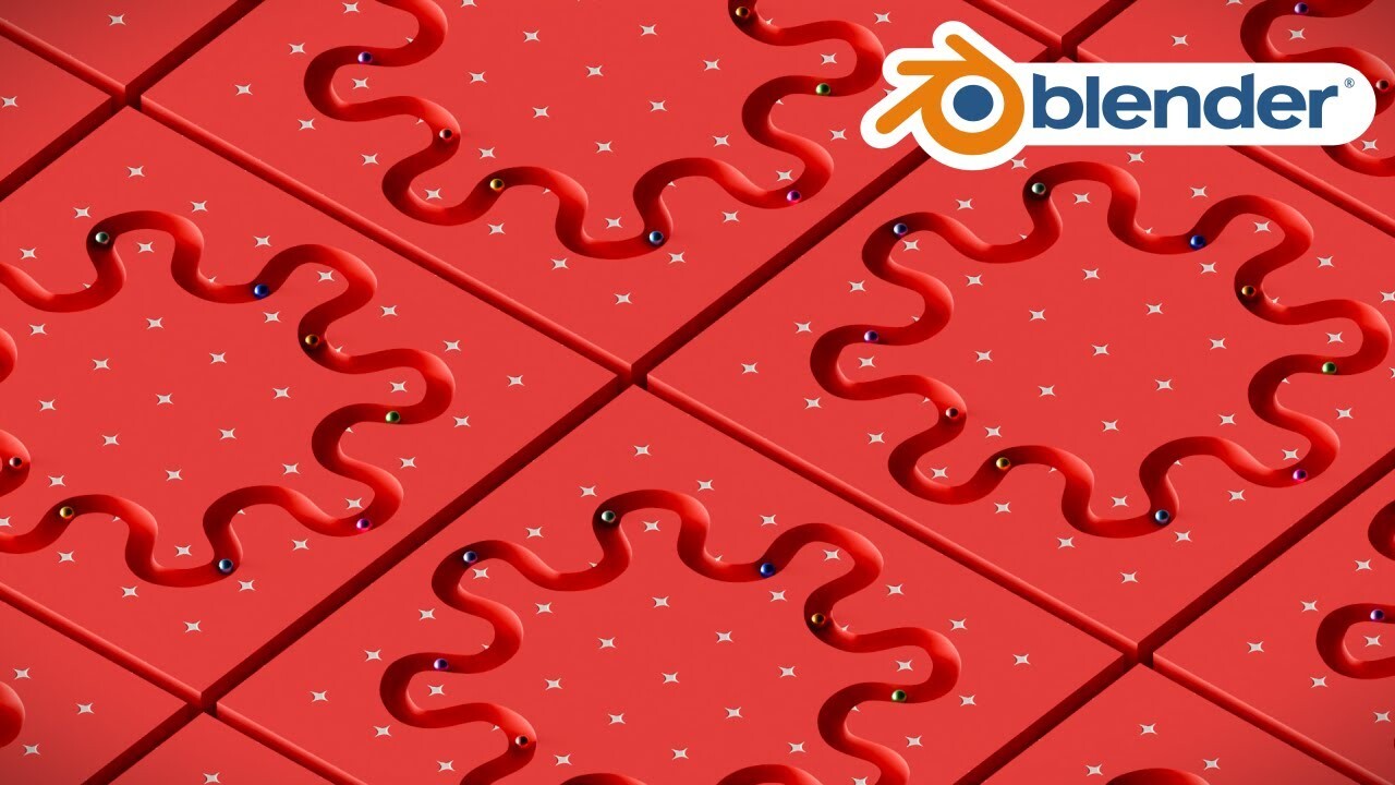 ArtStation - Rolling Balls Animation In Blender