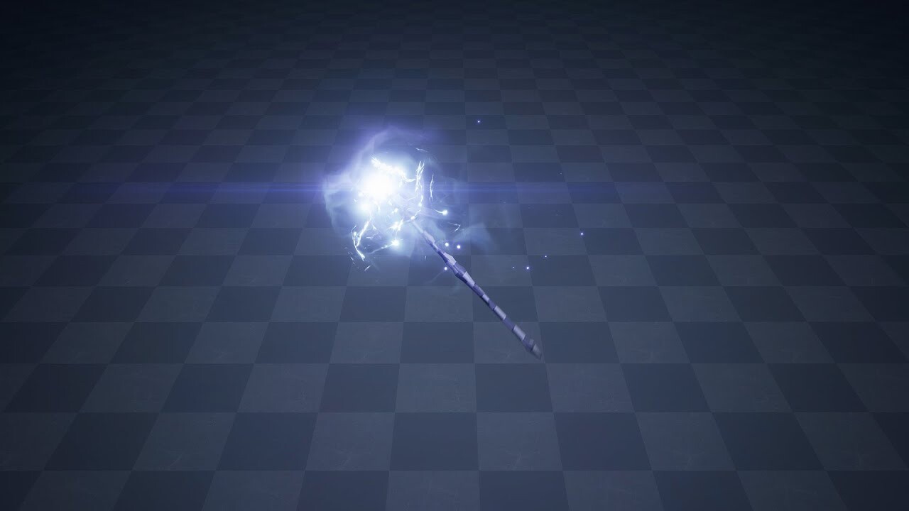 ArtStation - UE4 | Lightning Element VFX Pack - Lightning Wizard Staff [4K]