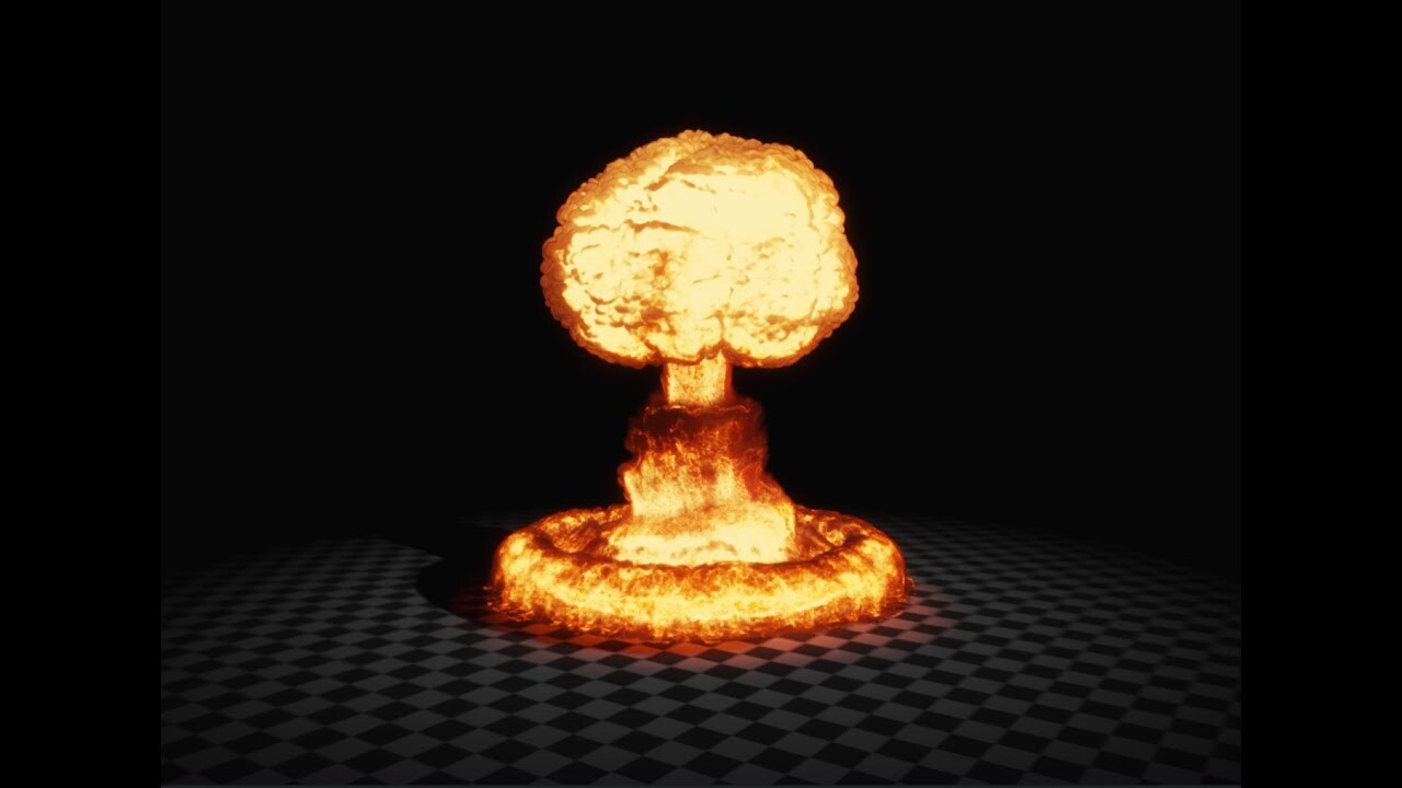 ArtStation - Nuclear Explosion Sim in EmberGen