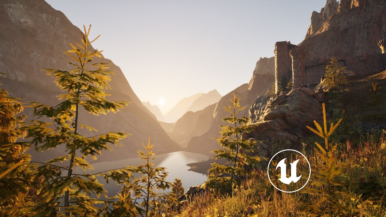 ArtStation - Mountain Lake | Unreal Engine 5 animation