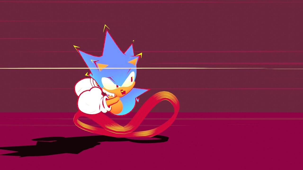ArtStation - Stylized Sonic Animation Test