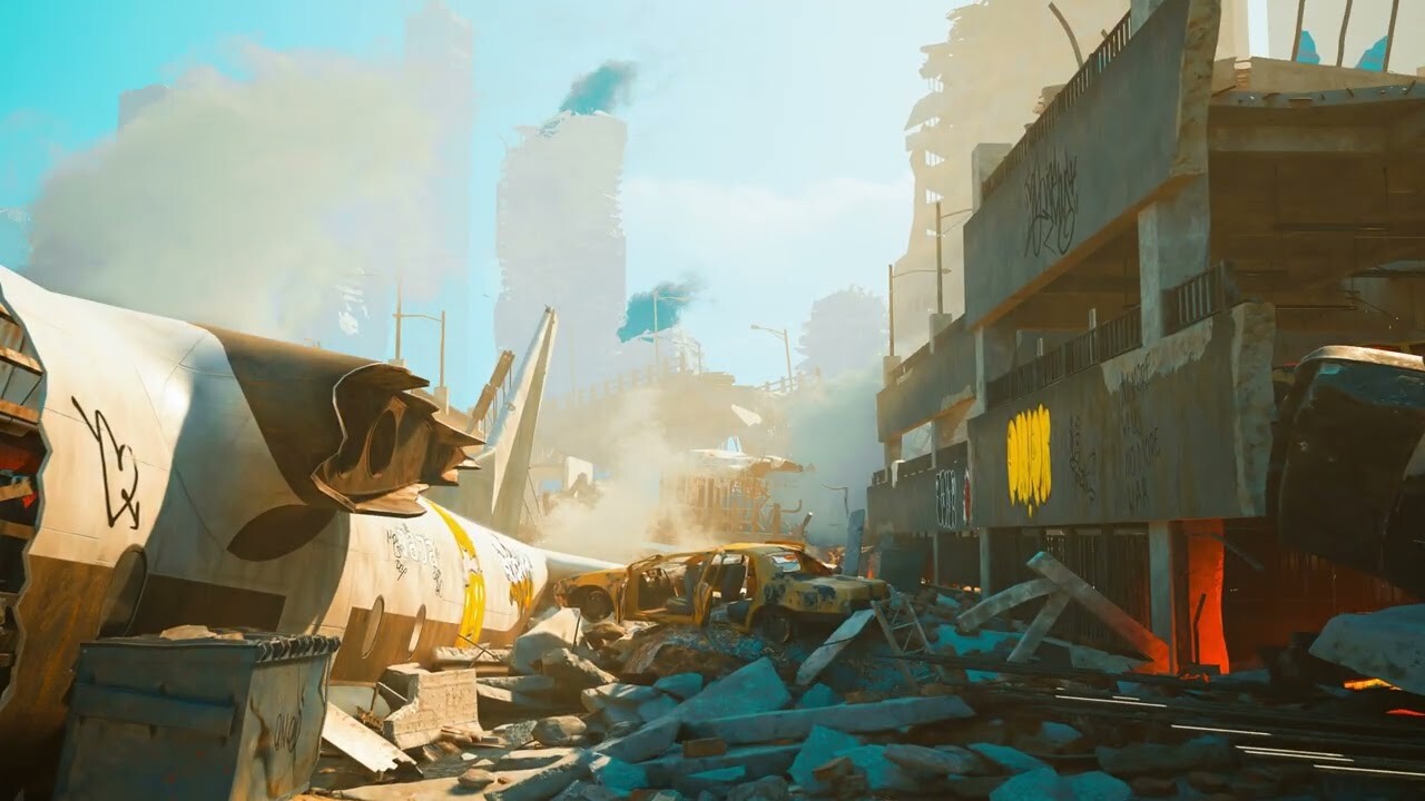 ArtStation - DESTRUCTIVE URBAN ENVIRONMENT STUDIES