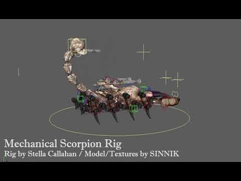 ArtStation - Mechanical Scorpion Rig