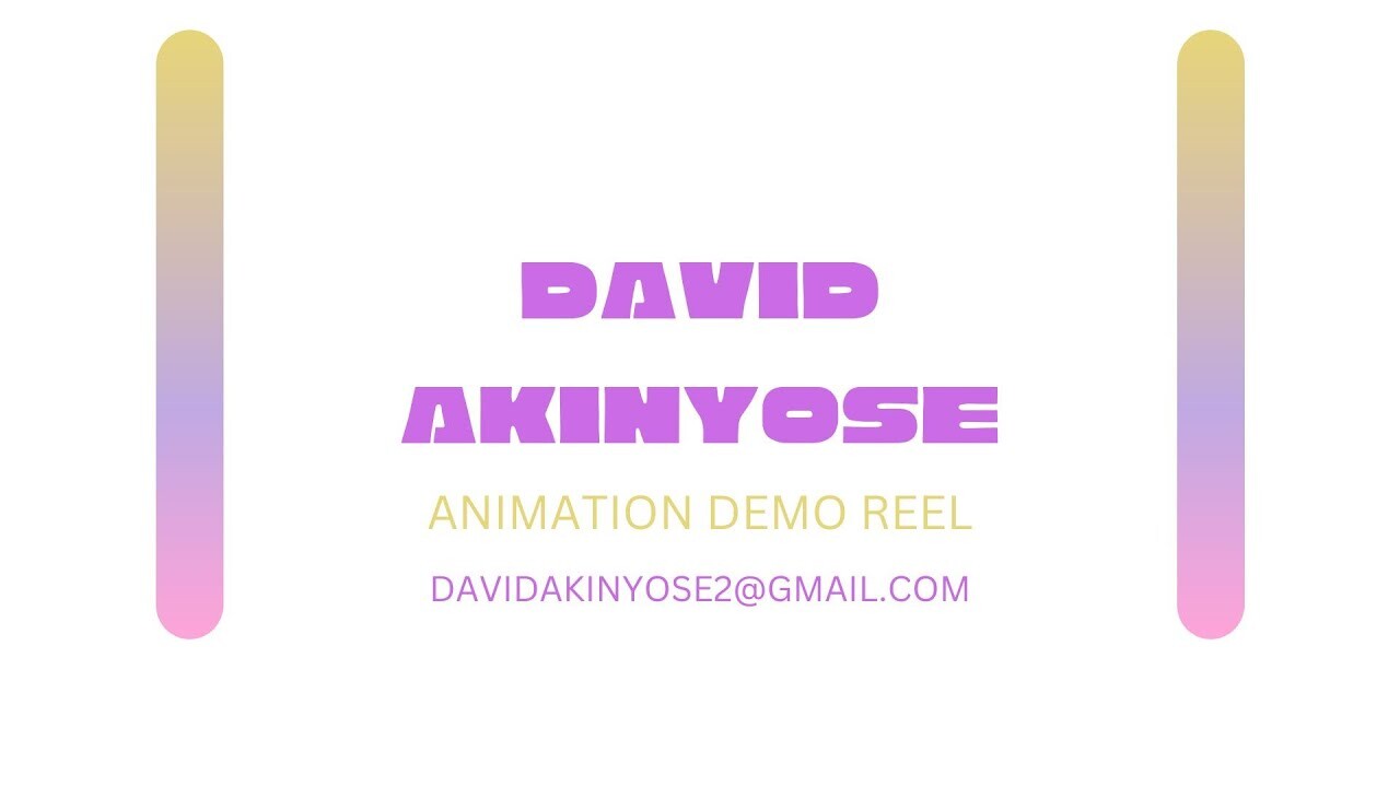 David Akinyose - DEMO REEL