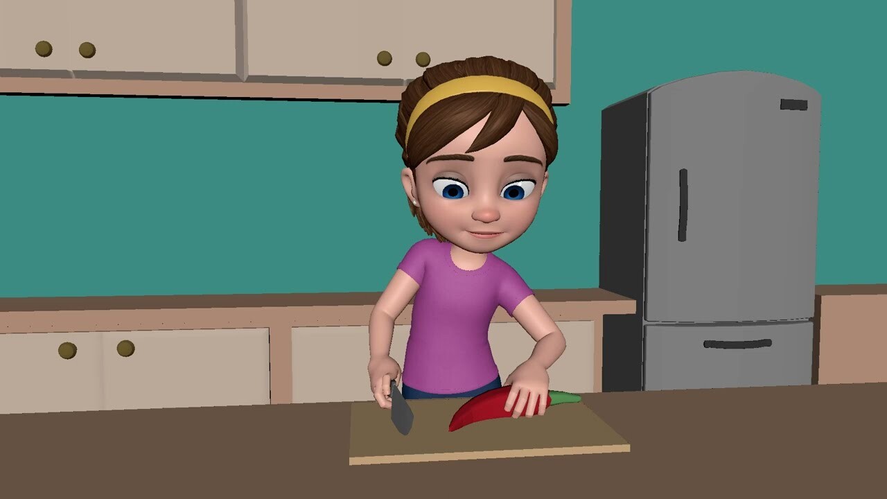 Litzy M. Liao S. - Beware of the chili drops! - Character Animation