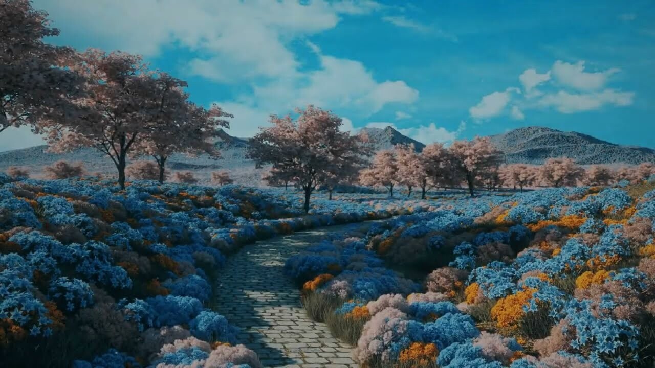 ArtStation - ABSTRACT Nature Video - SPRING Animation Background Video HD