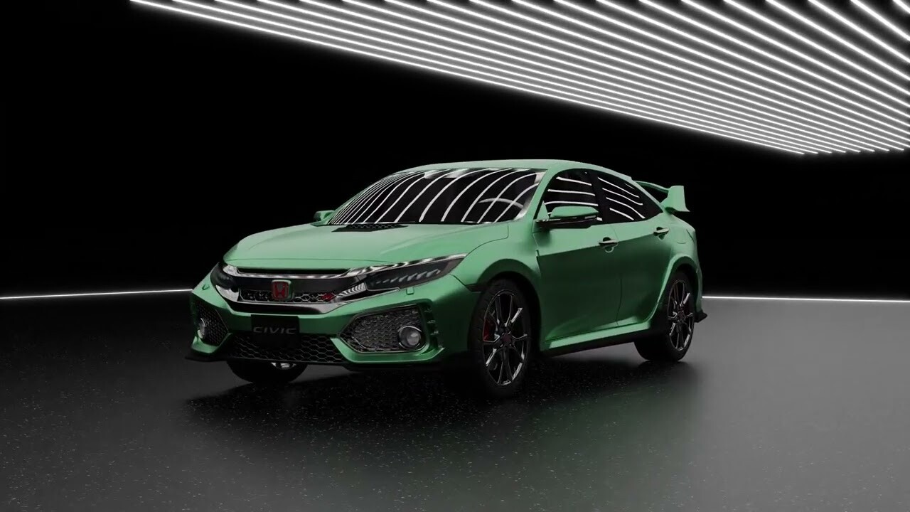 ArtStation - Custom Honda Civic Type R 2018