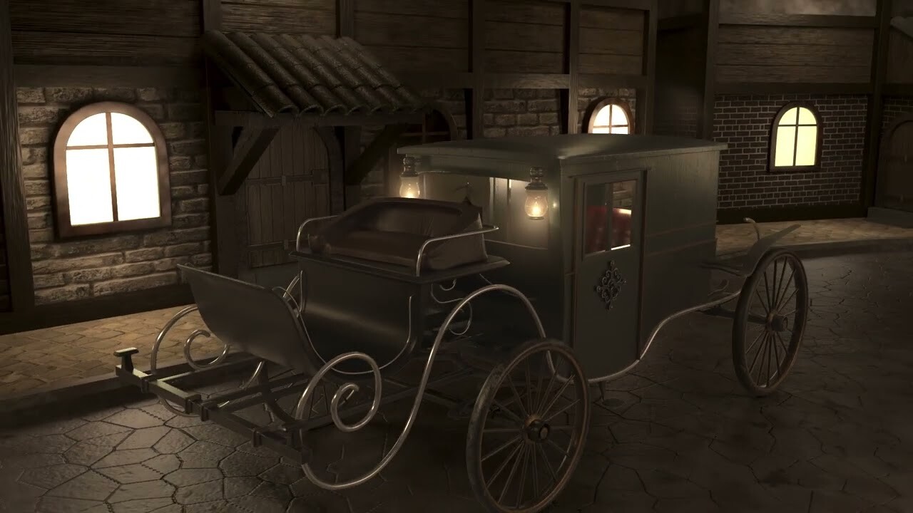 ArtStation - a medieval carriage