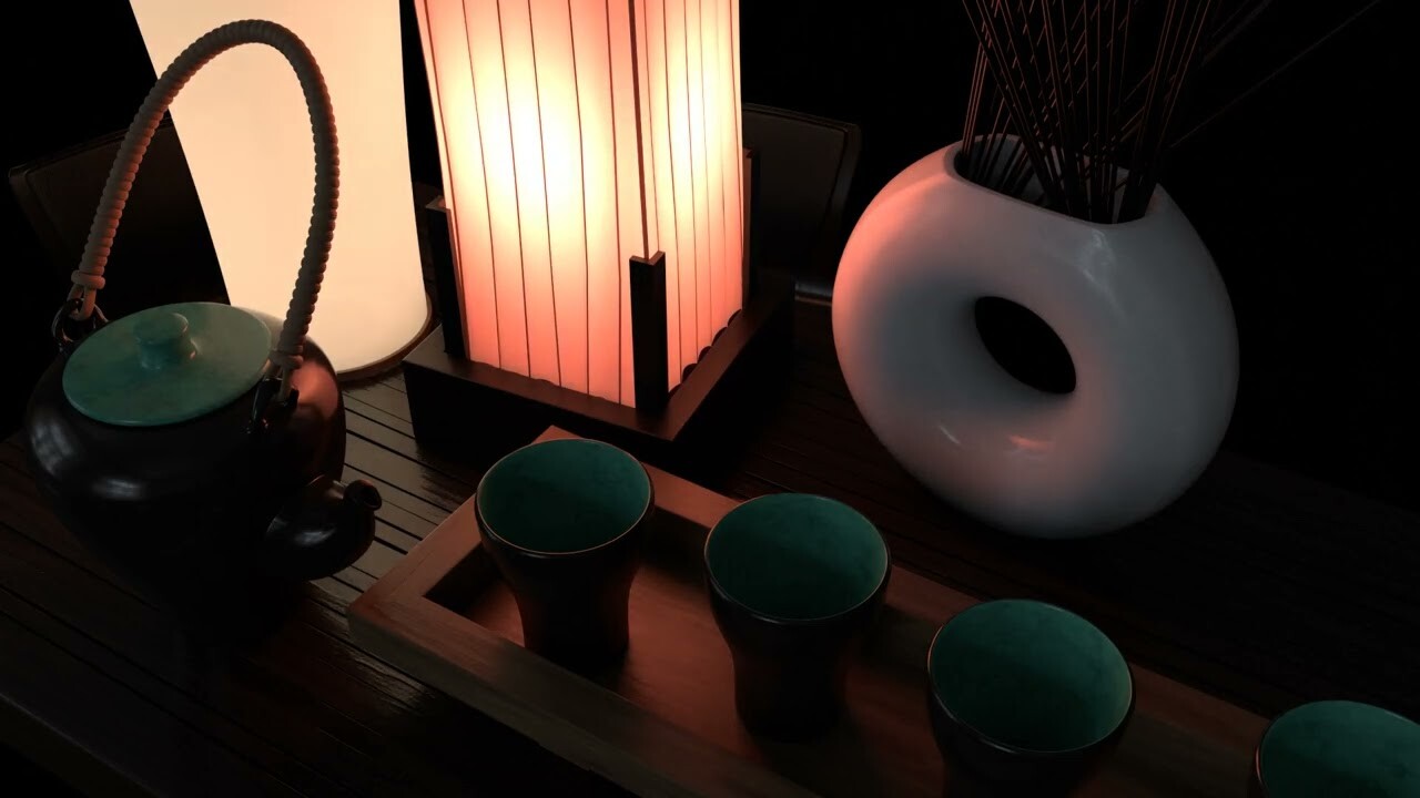 ArtStation - Tea Set