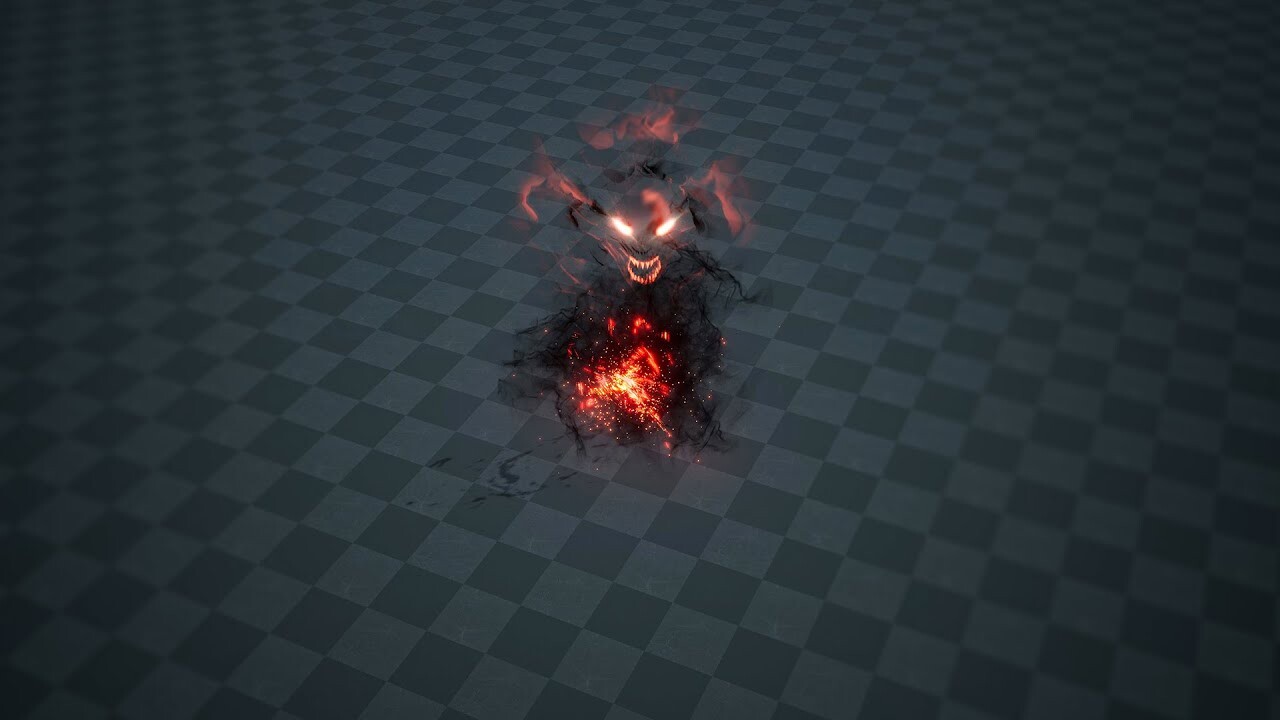 ArtStation - UE | Dark Element - Devil Transformation [4K]