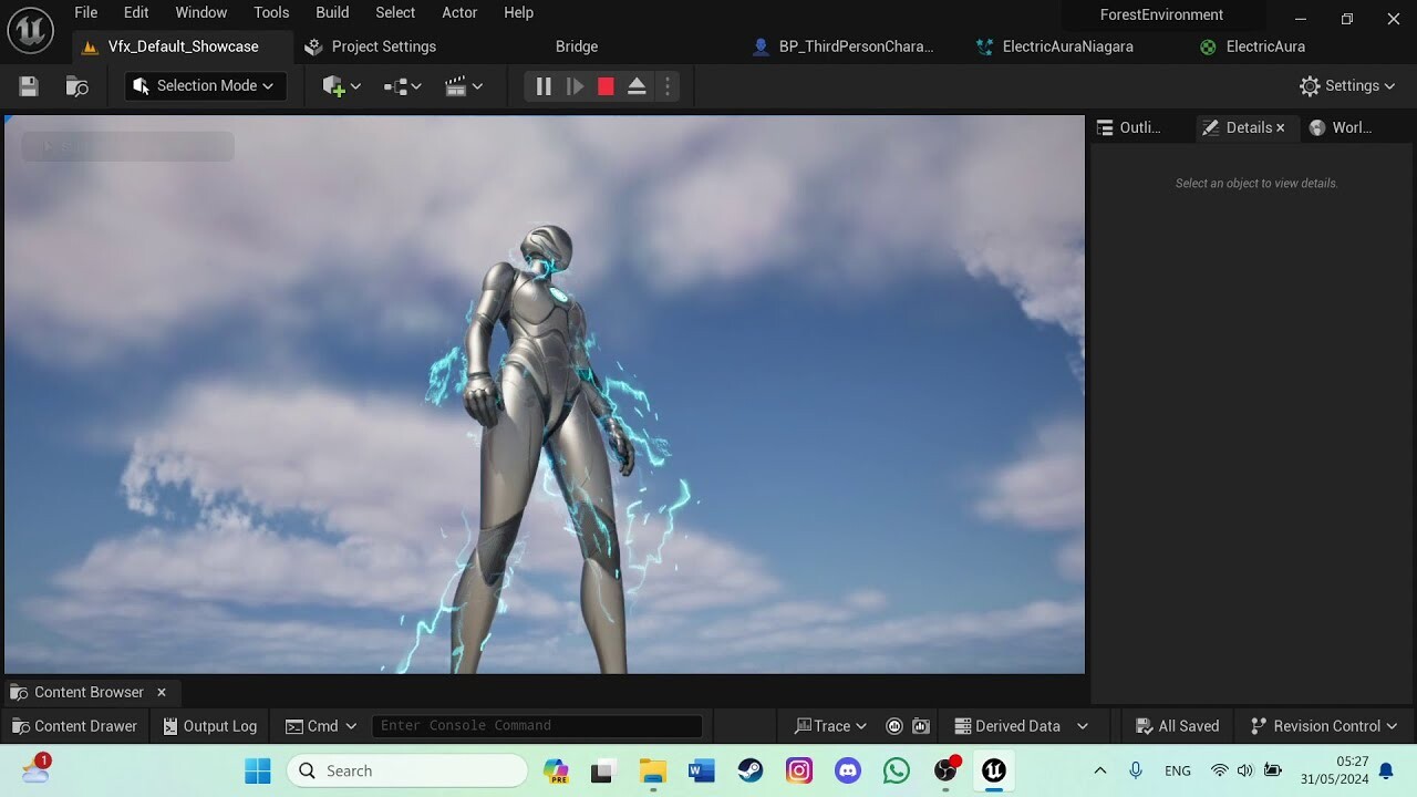 ArtStation - Electric Character VFX - UE5
