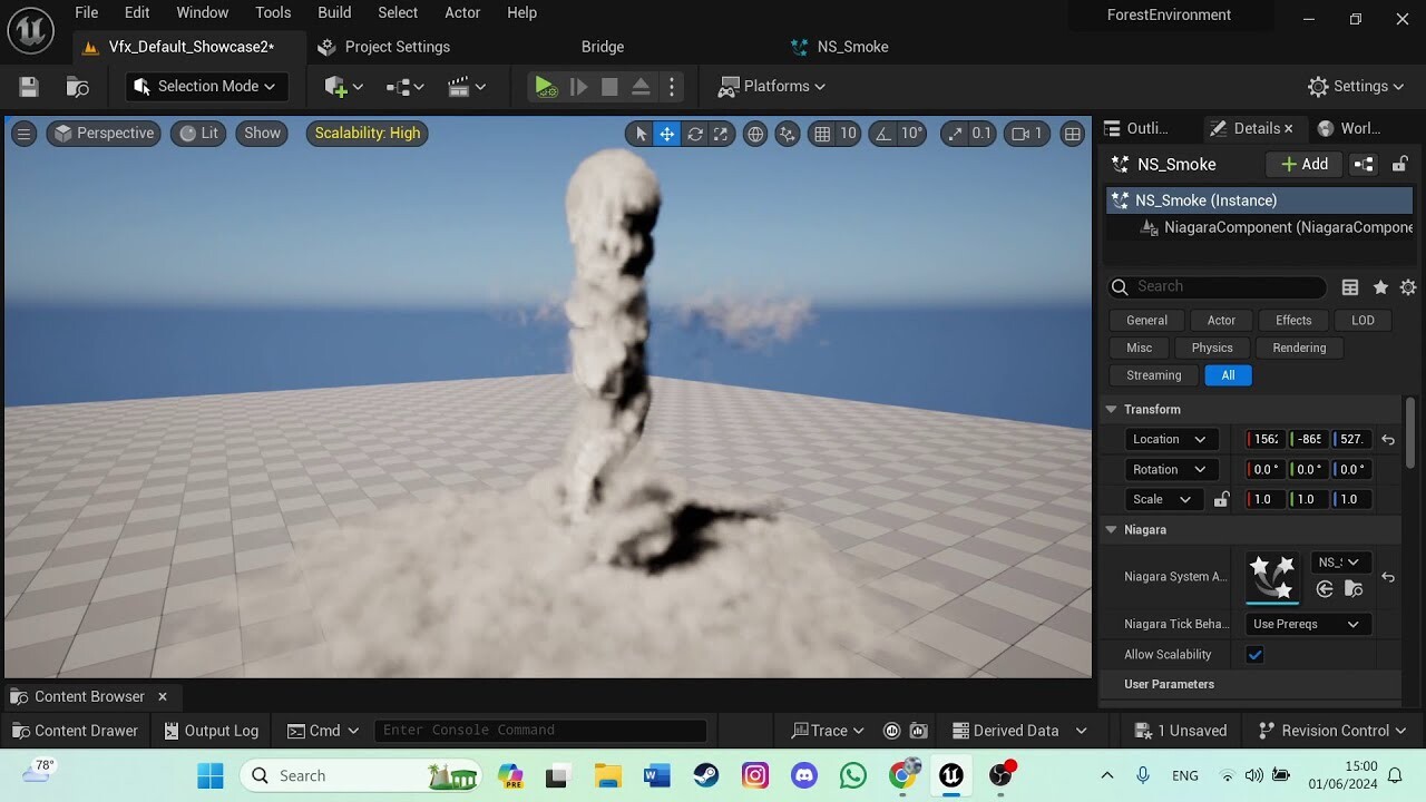 ArtStation - Smoke Fluids - UE5