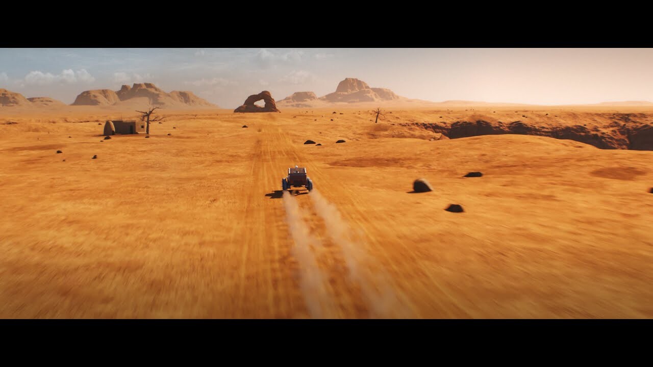 ArtStation - Desert Rider - VFX Breakdown