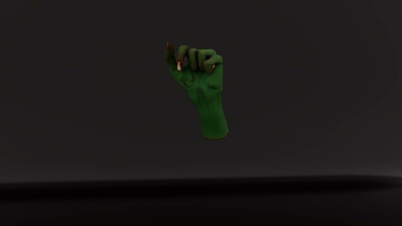 ArtStation - Zombie Hand Animation