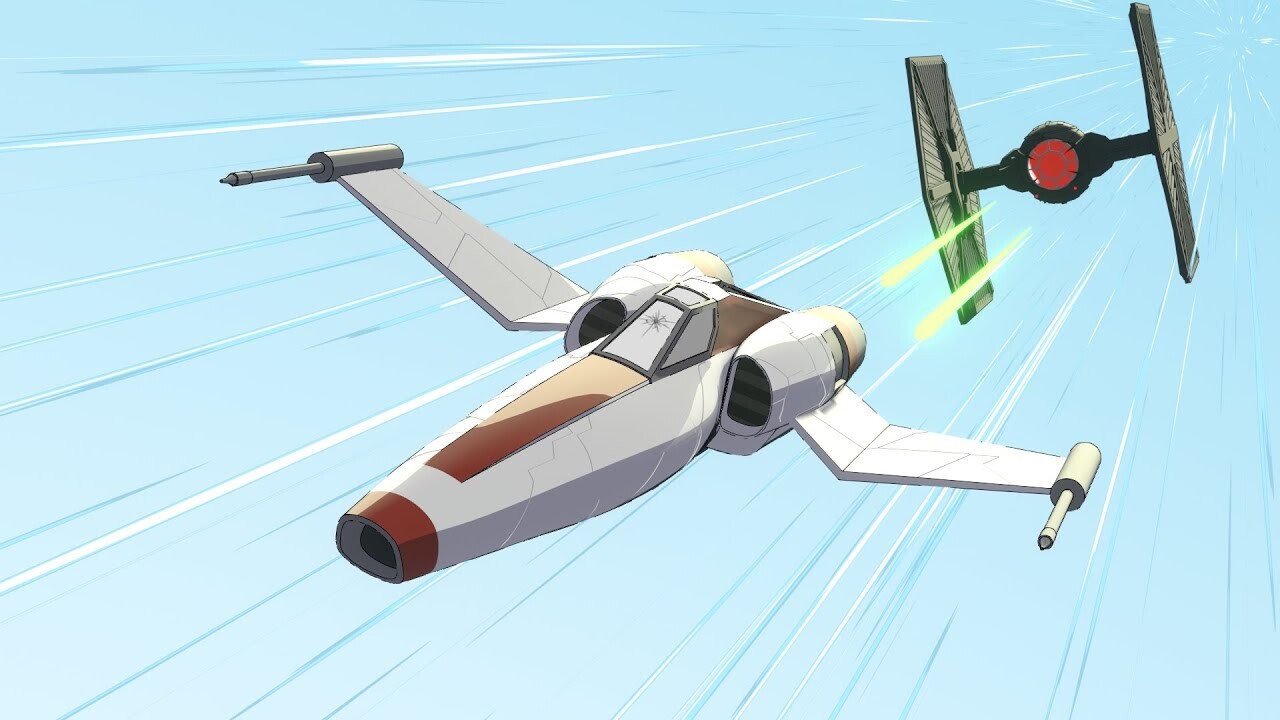 ArtStation - Star Wars Dogfight