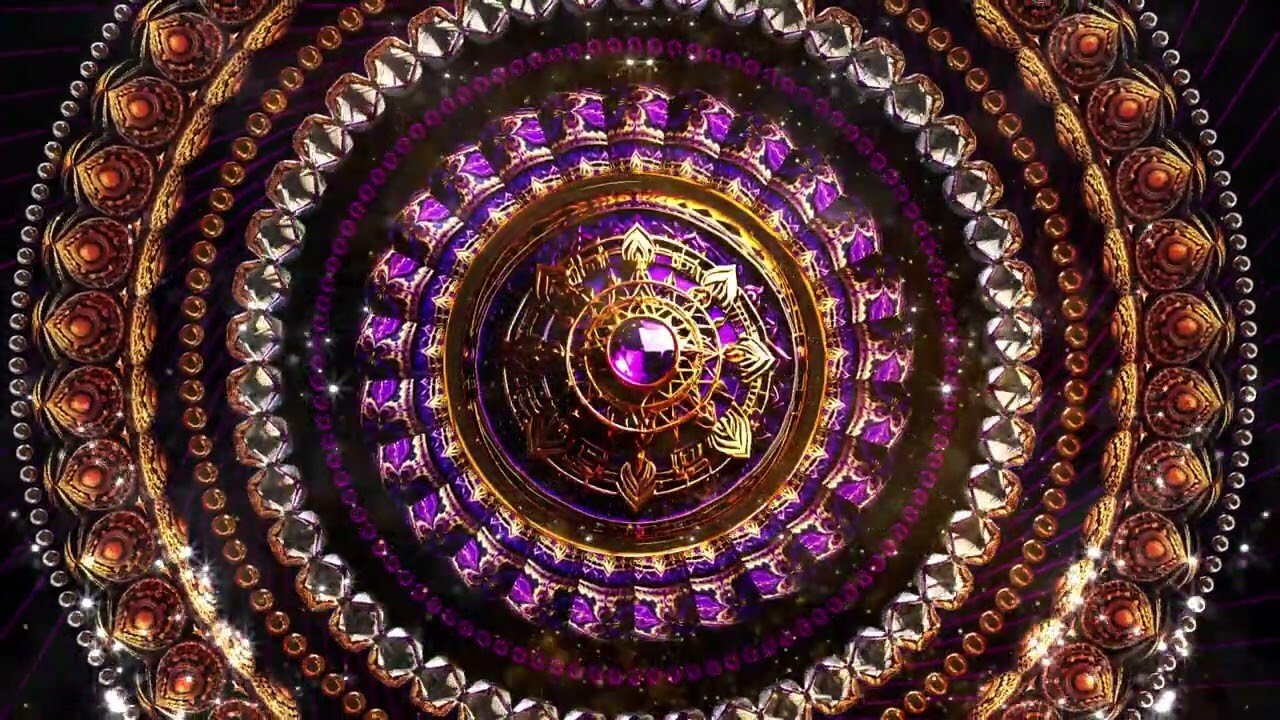 ArtStation - LED Wall Background 3D Tunnel with Mandala Effect | VJ Loop | Psychedelic, Splendor ...