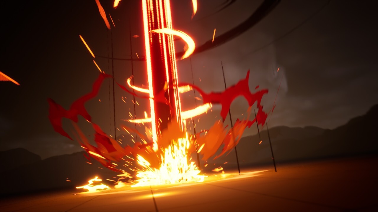 ArtStation - Beam Explode FX in Unreal Engine 5.4 Niagara | Download Files
