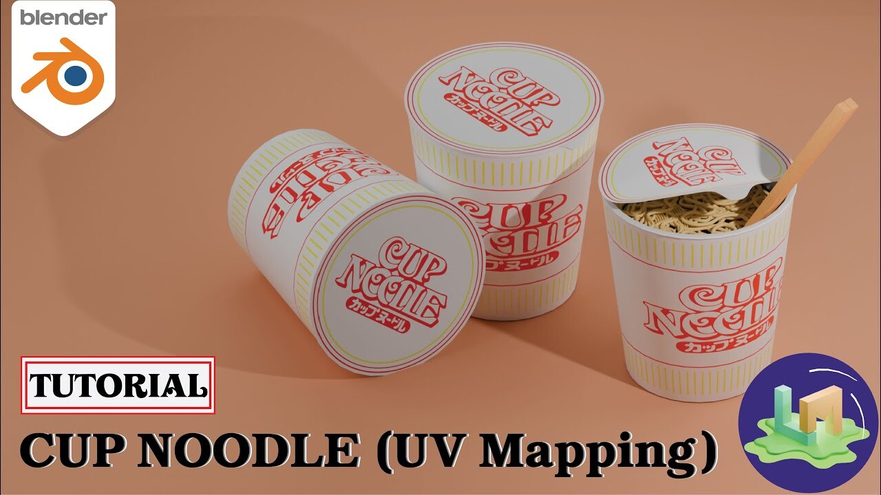ArtStation - Cup Noodle Tutorial On Youtube