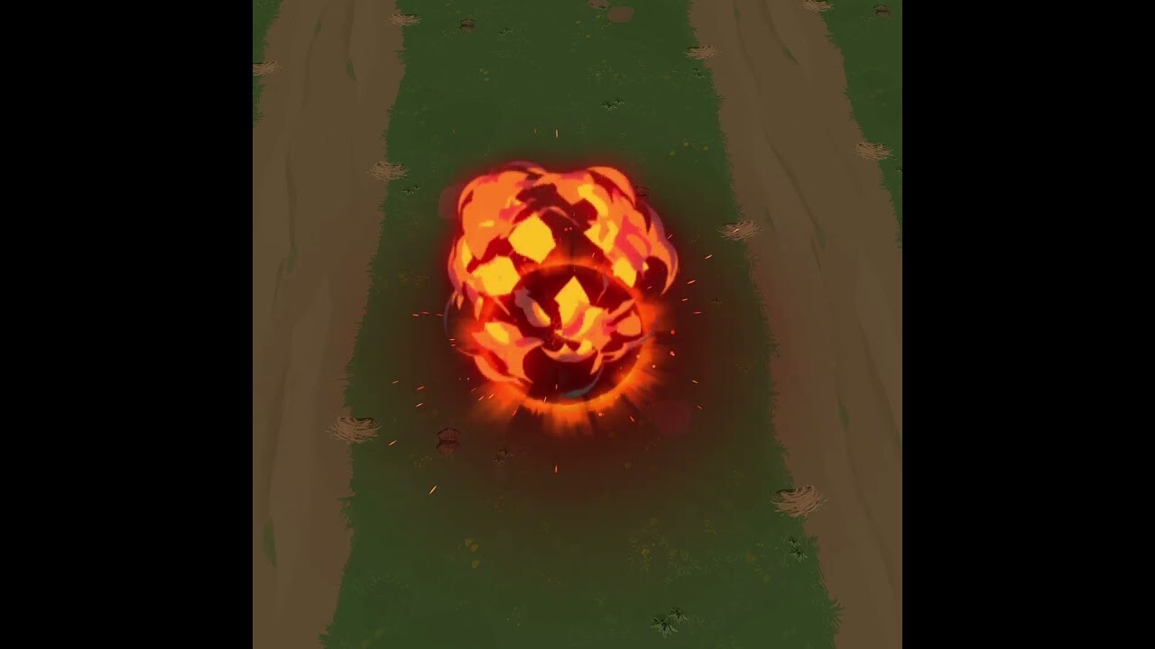 ArtStation - Stylized Mine Explosion VFX | VFX game