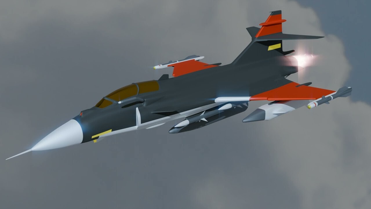 ArtStation - F-37A Bobcat Animation Test