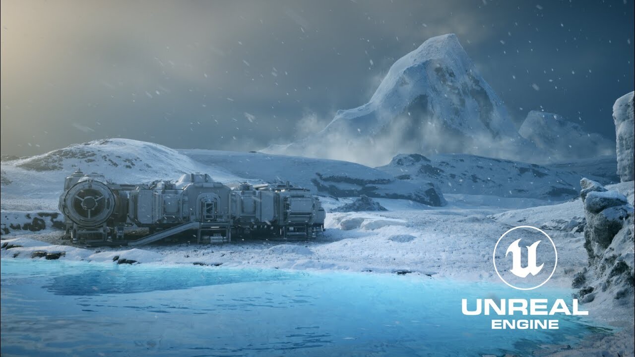ArtStation - Arctic Landscape | Level Art | Unreal Engine 5.4