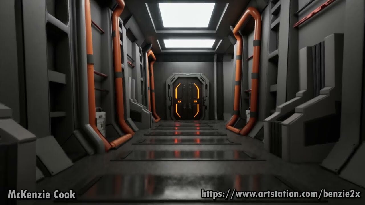 ArtStation - 3D Sci-fi Scene