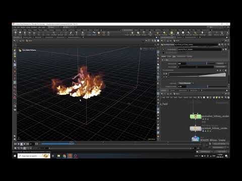 ArtStation - Walk Through Fire || Divergence Fields || Houdini Tutorial