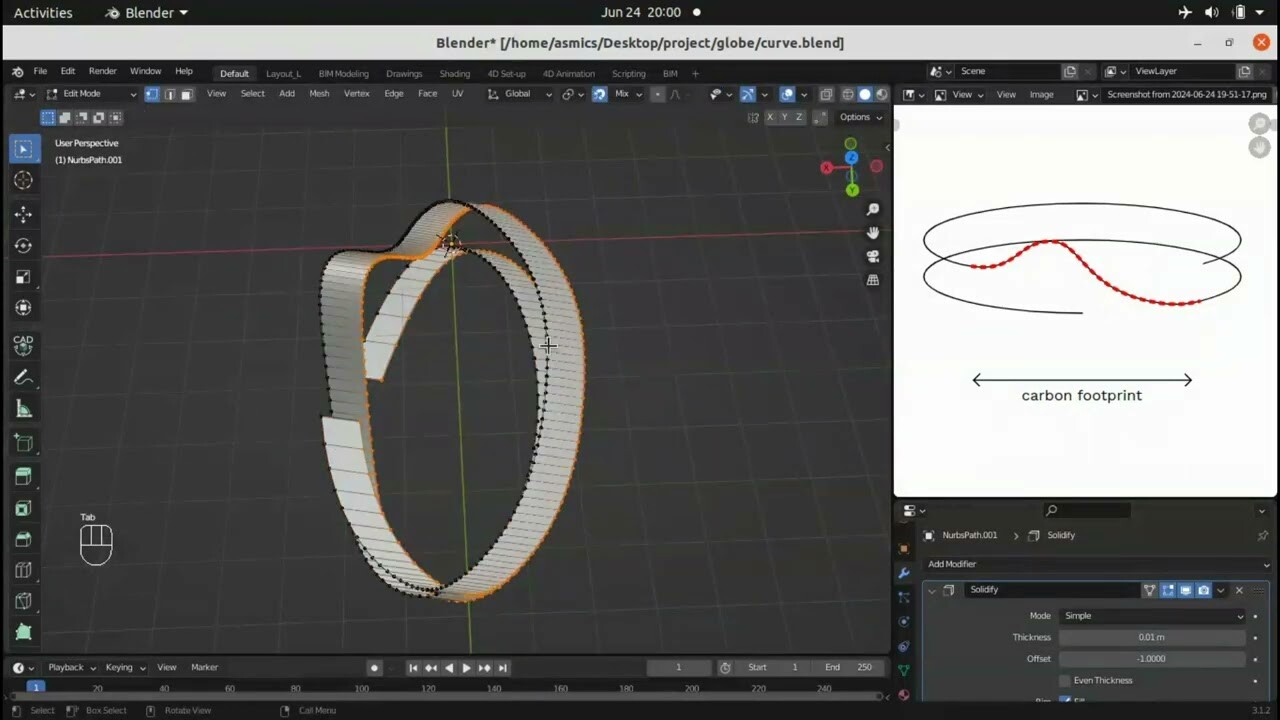 ArtStation - Data Curve in Blender