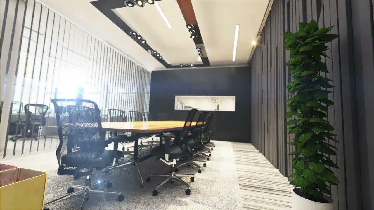 ArtStation - Office Room Interior | 3D Animation