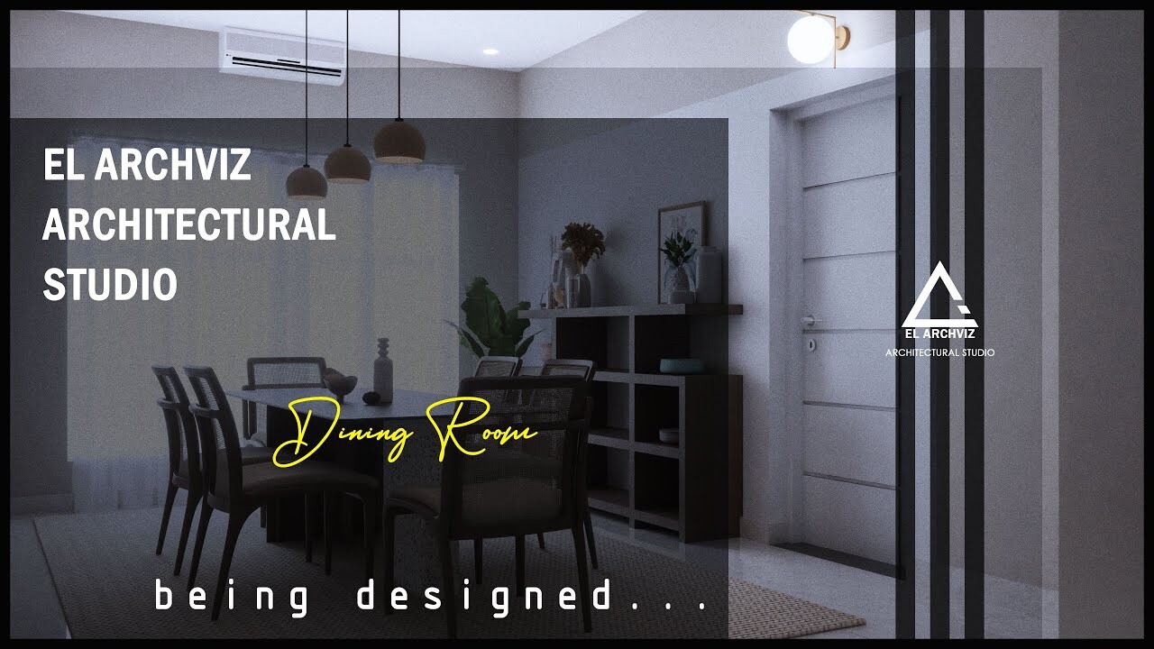 ArtStation - An Architectural Visualization of a Dining Room