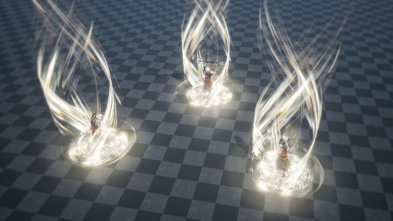 ArtStation - UE | Light Element - Holy Buff "VFX"