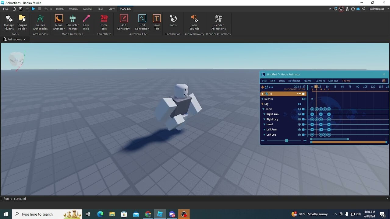 ArtStation - R6 Run Animation Made by Me with Moon Animator