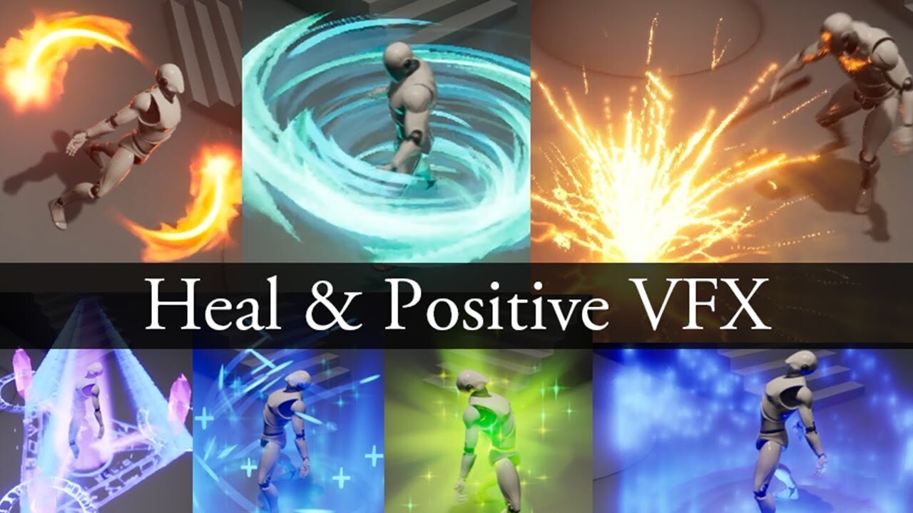 ArtStation - Heal and Positive VFX