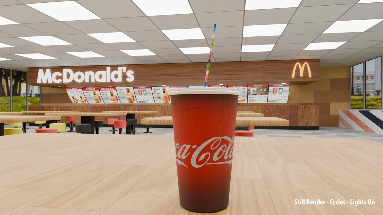 ArtStation - McDonald's Outlet