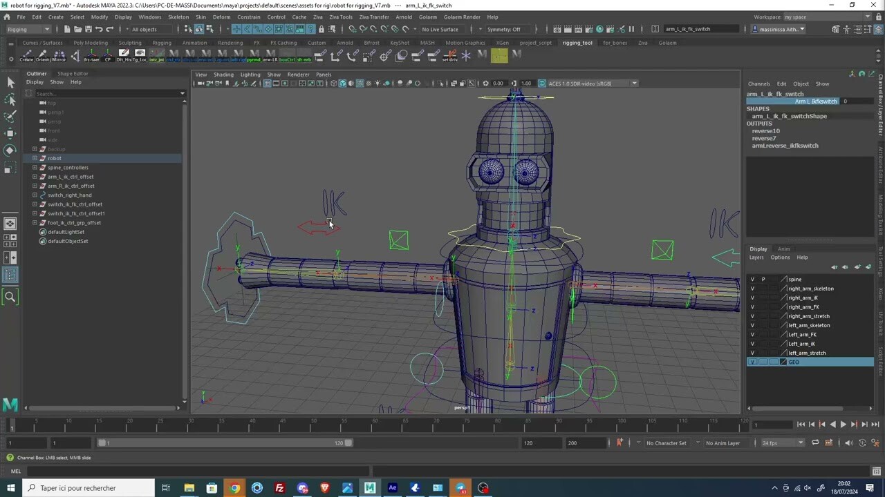ArtStation - robot rig