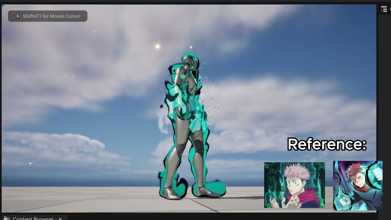 ArtStation - Cursed Energy | Jujutsu Kaisen VFX (UE5)