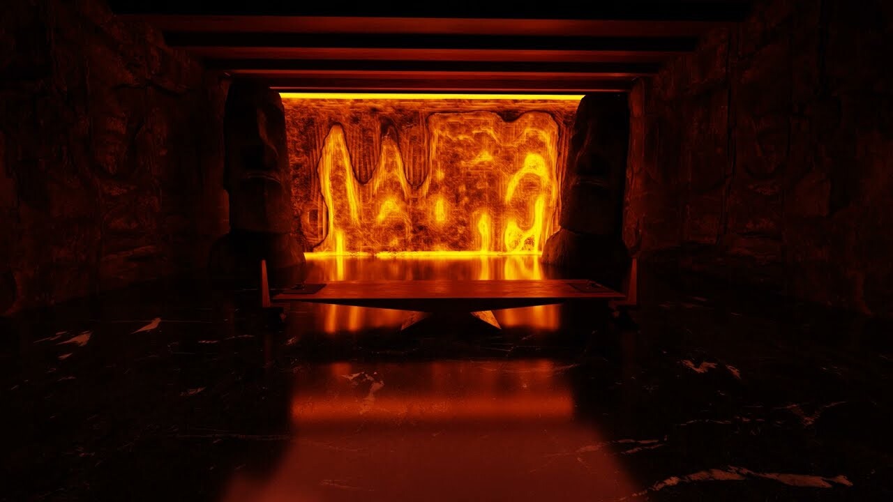 ArtStation - Incredibles Lava Room