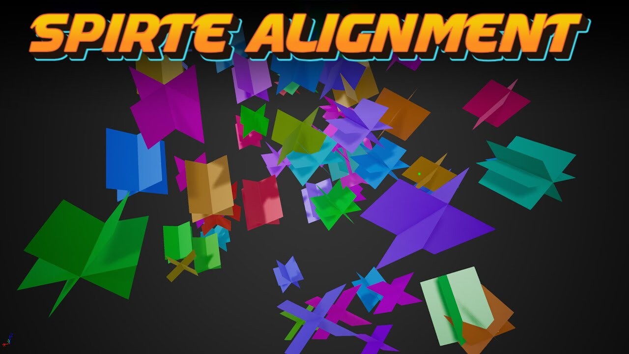 ArtStation - Sprite Alignment in Unreal Engine 5.4 Niagara Tutorial | Download Files