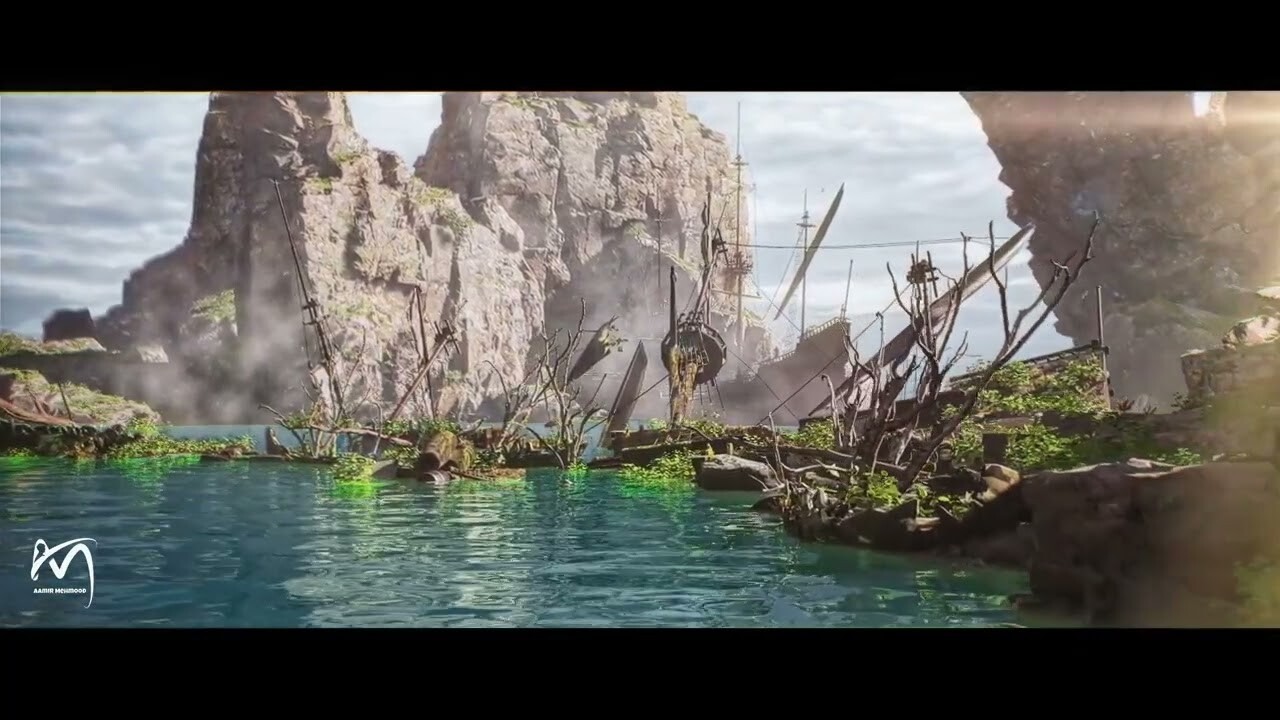 ArtStation - A Realistic Landscape Scene.