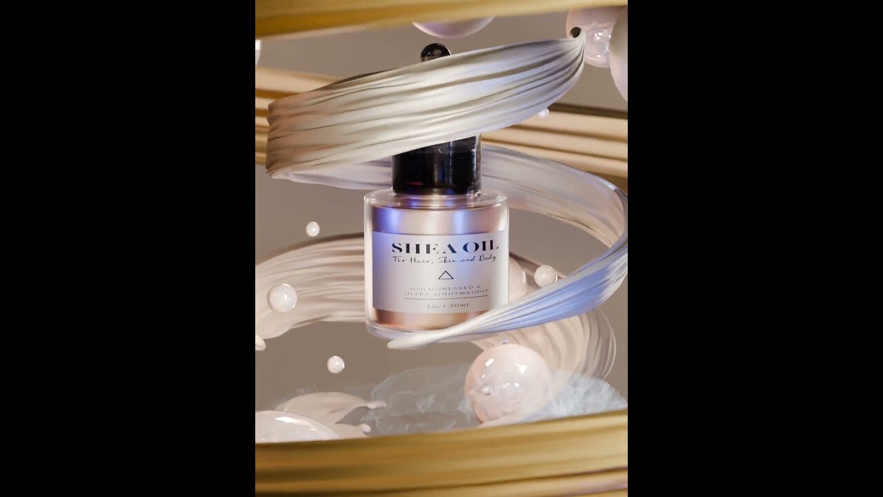 ArtStation - Product design oil bottle