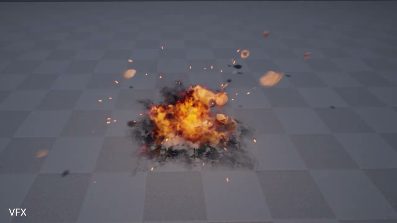 ArtStation - Realistic experiments - Explosion and basic abilities