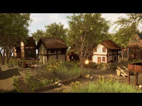 ArtStation - Game Environment - Medieval Village