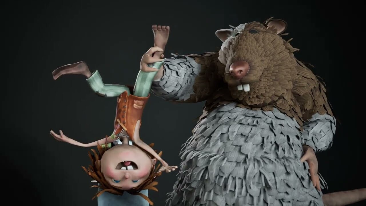 ArtStation - Edgar and Eddy - Game character pipeline for AIE