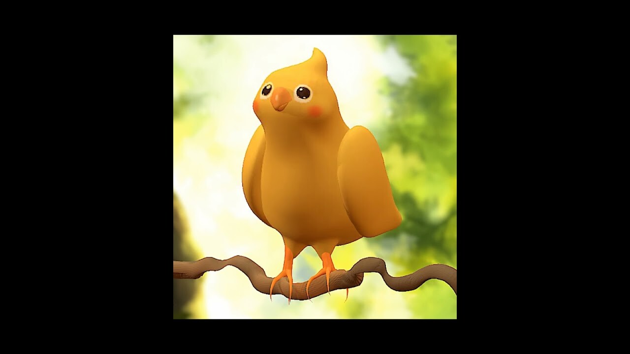 ArtStation - Cute little bird animation