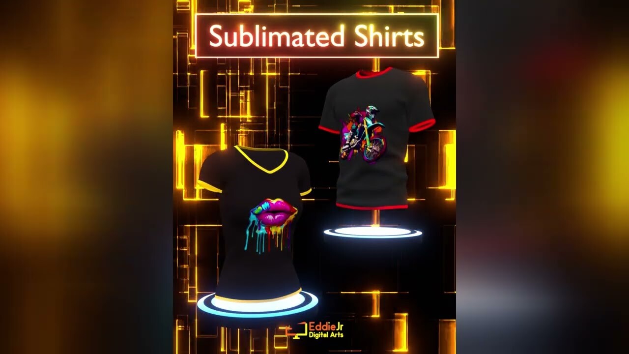 ArtStation - My First Shirt Sublimation Advertisement Video