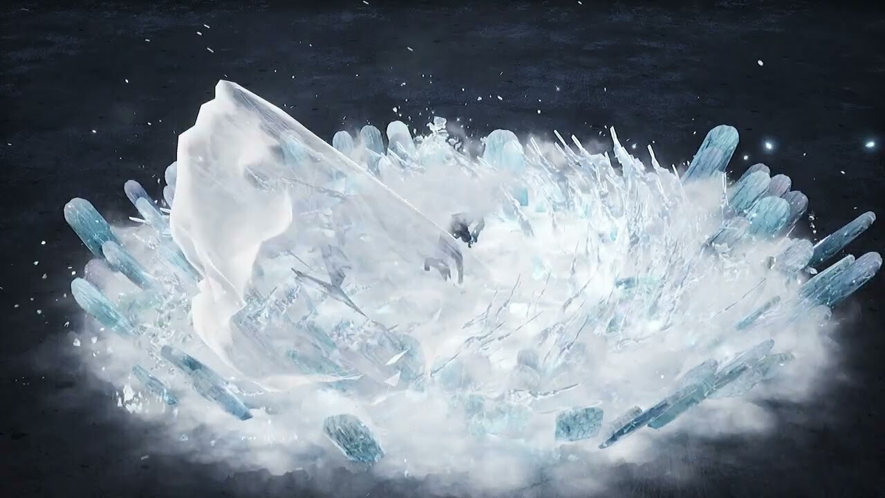 ArtStation - UE5 vfx_Ice Warrior